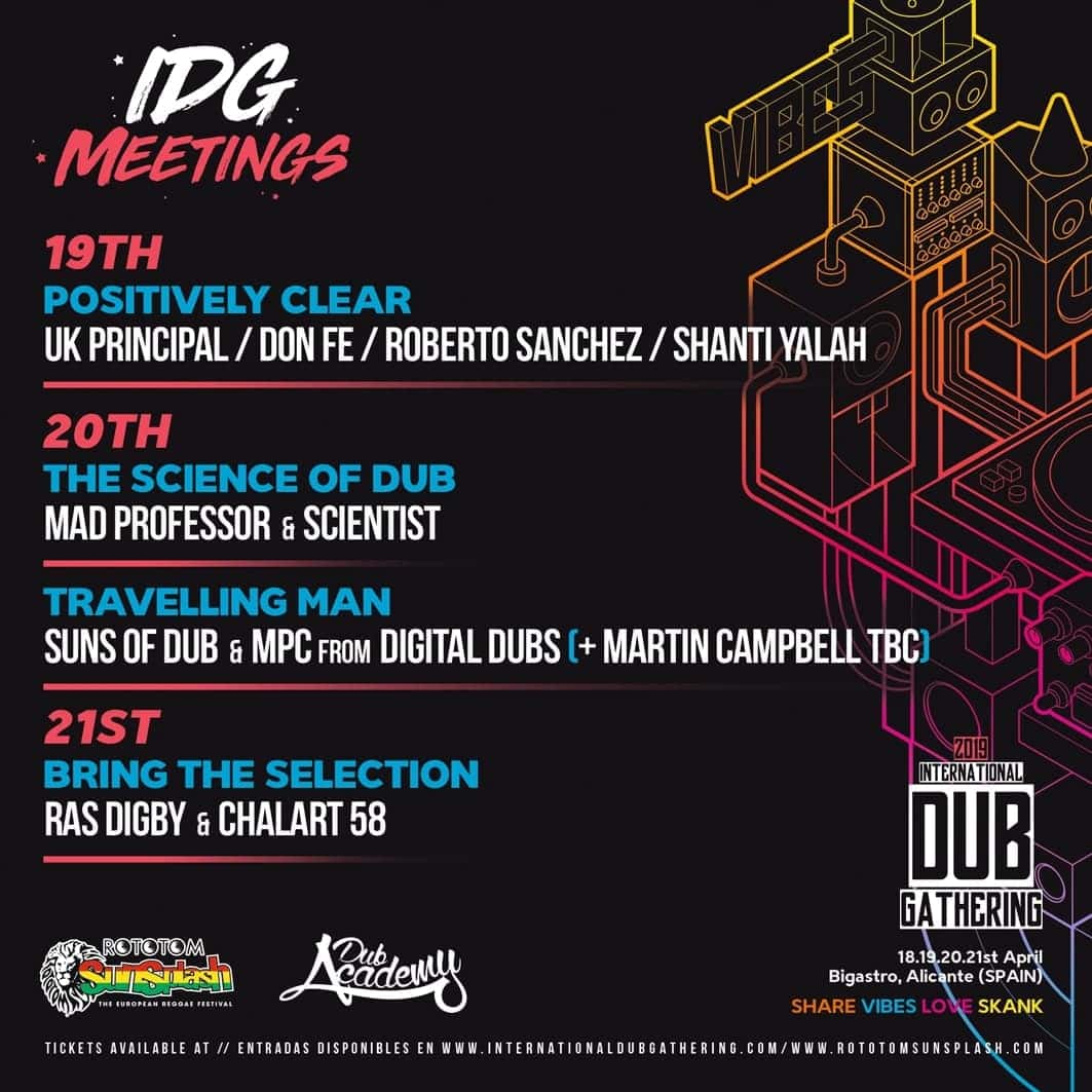Line up - International Dub Gathering